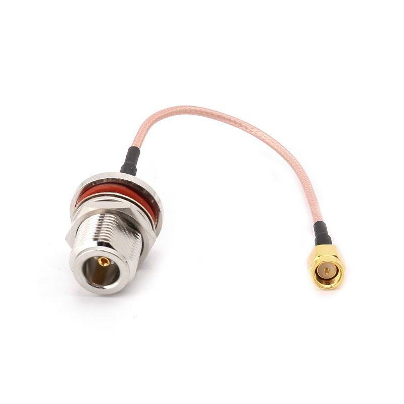 Разъем N гнездо-фиксатор к SMA штекер RG316 пигтейл, 15cm