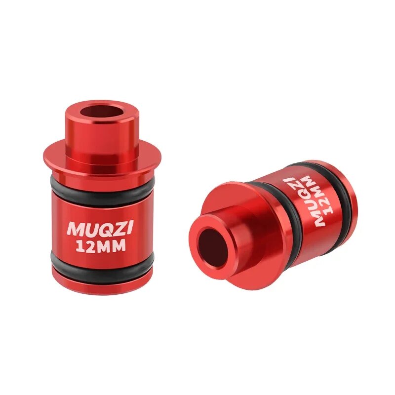 MUQZI Адаптер сквозная втулка 15/12 мм на 9 мм 12mm Red