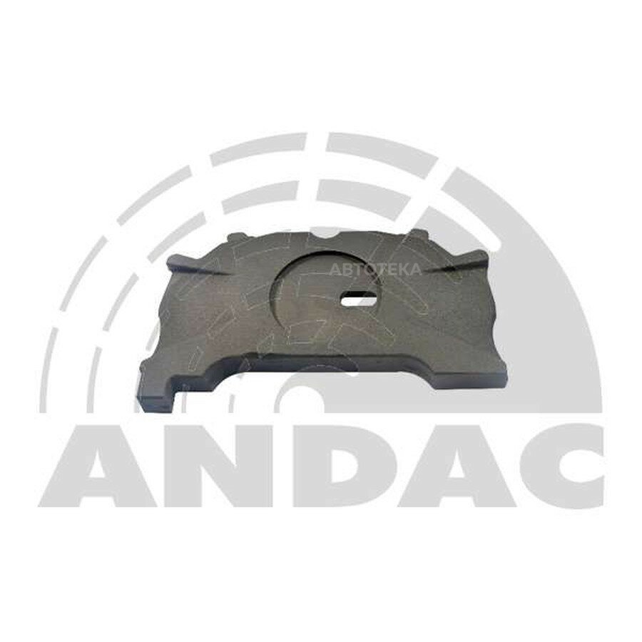 Пластина пластина суппорта с желобом (левая) (Wabco PAN 17) ANDAC 081030159