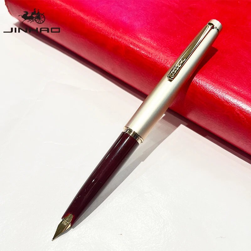 Перьевая ручка Jinhao 59 F, Светло-желтый, Champagne Gold