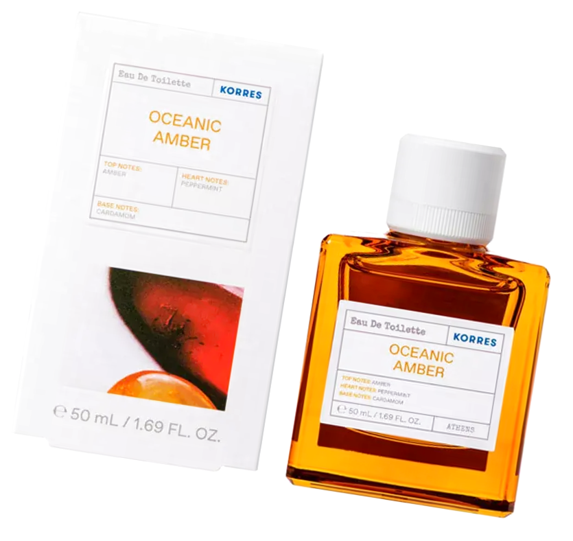 Korres Oceanic Amber eau de toilette 50 мл мужская - Коррес Океаник Амбер парфюм