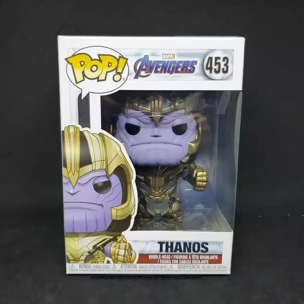 Фигурка Funko Pop! Avengers Thanos (Marvel) №453, винил, 10 см, для мальчиков и девочек