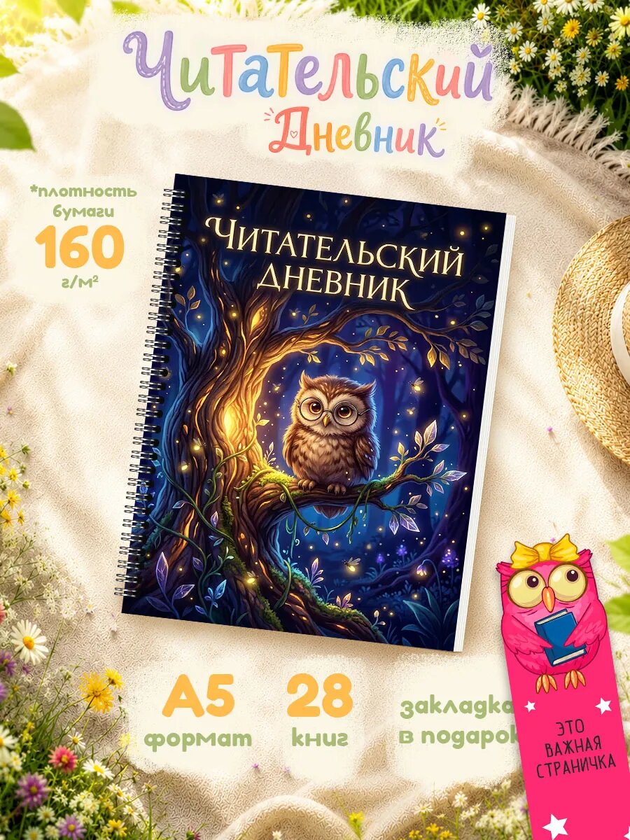Читательский дневник 1 класс для девочки и мальчика на лето