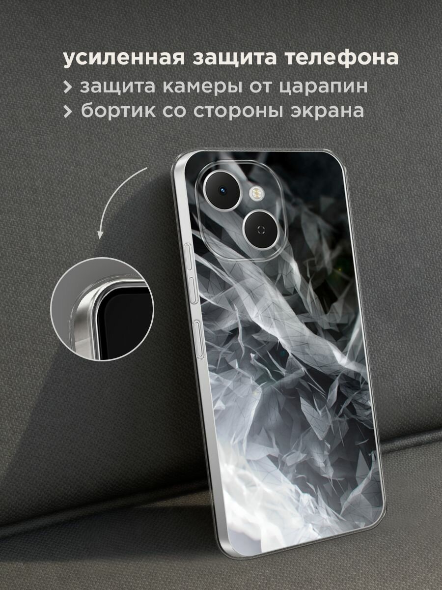 Чехол на Tecno Spark 40C / Текно Спарк 40C с принтом "Абстракция 9" — фото 1