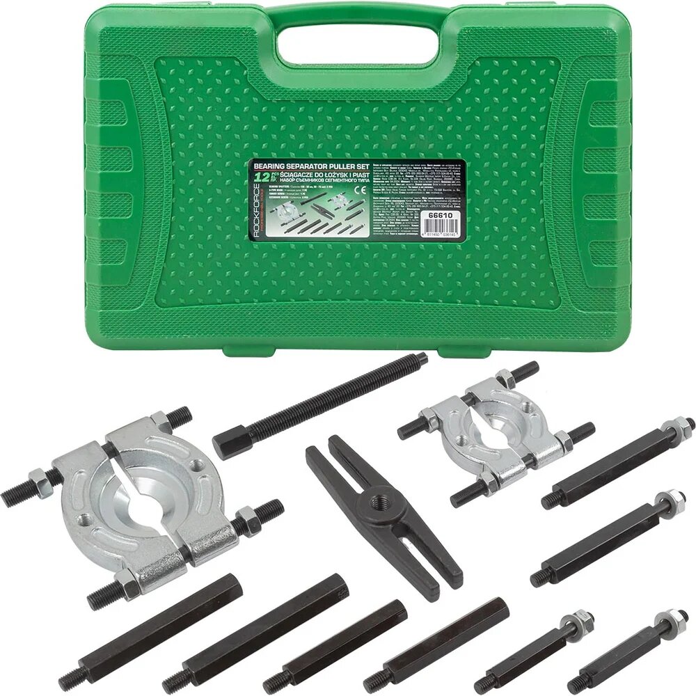 Rockforce Набор съемников подшипников сепараторного типа 12 предметов RF-66610(15245)
