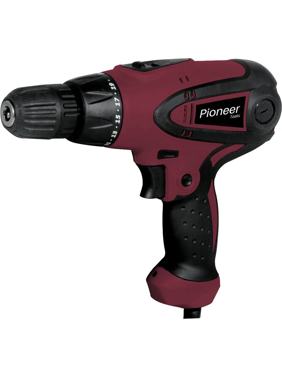 Дрель-шуруповерт сетевая Pioneer, ED-M500-01, быстрозажимной патрон, 10 мм, 500 Вт, с реверсом, 2 скорости