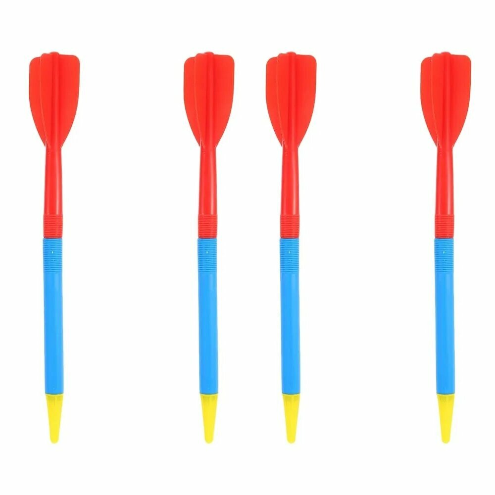 Детские тренировочные копья из пластика для метания, набор 4 шт для занятий спортом