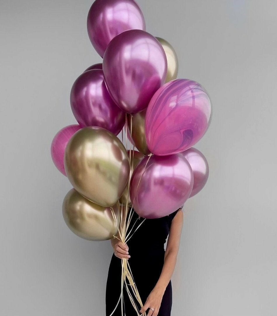 Фонтан из шаров «Сияние роскоши»