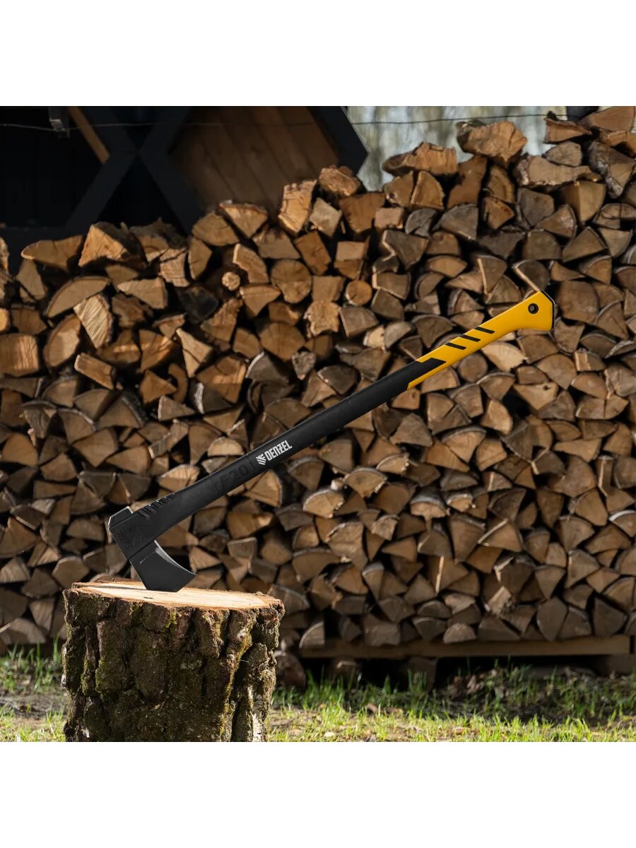 Колун, F20, 2800 гр, двухкомпонентная рукоят, DENZEL, 21440