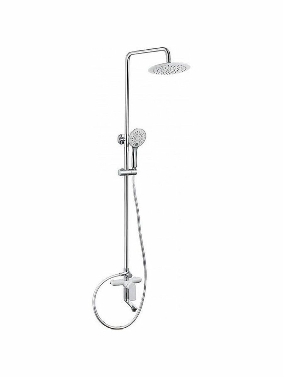 Душевая система Aquanet x Arctic. Цвет - Белый-Хром. AF520-72-R-CW