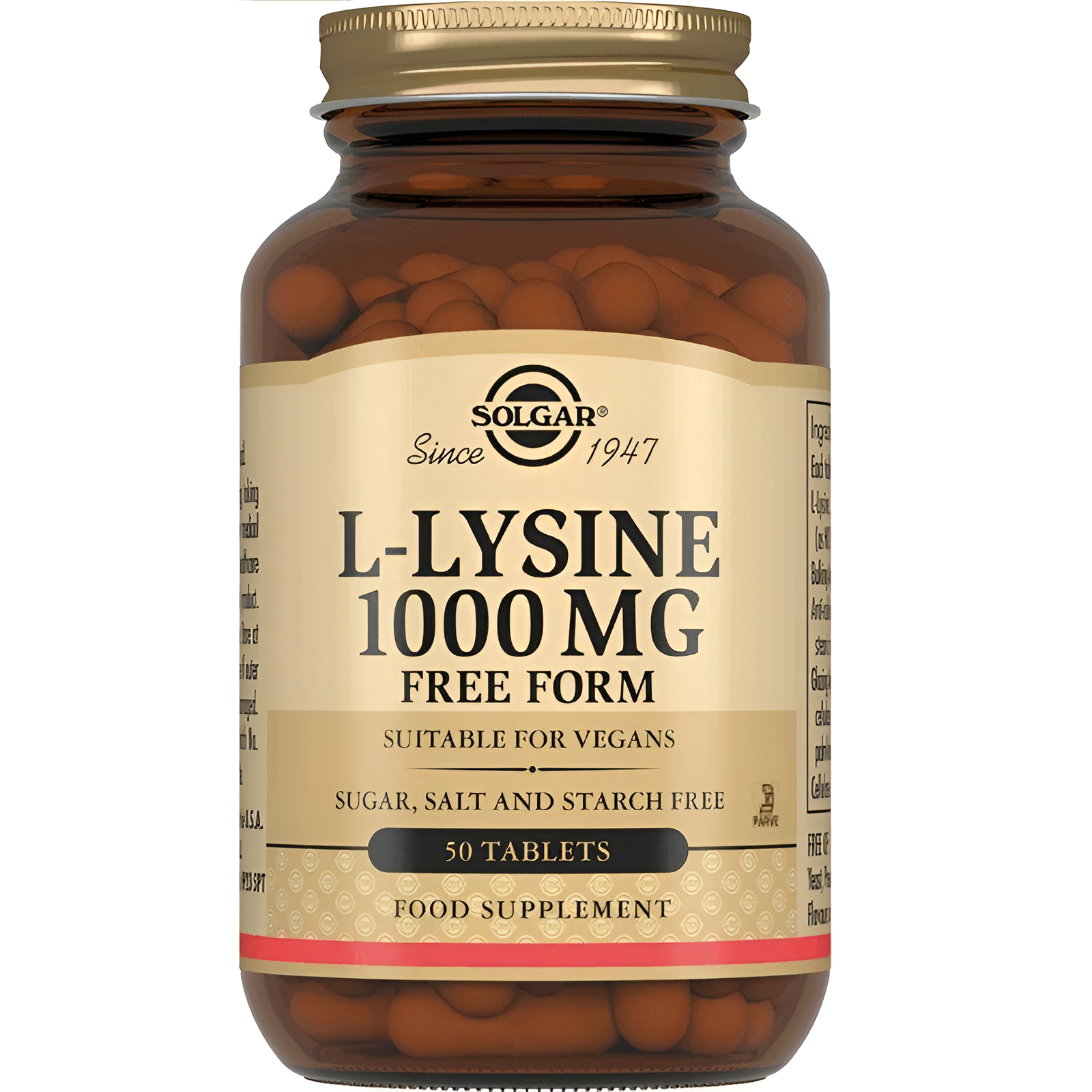 Солгар L-Лизин таб.1000мг №50