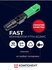 Fast-коннектор FTTH-SC/APC