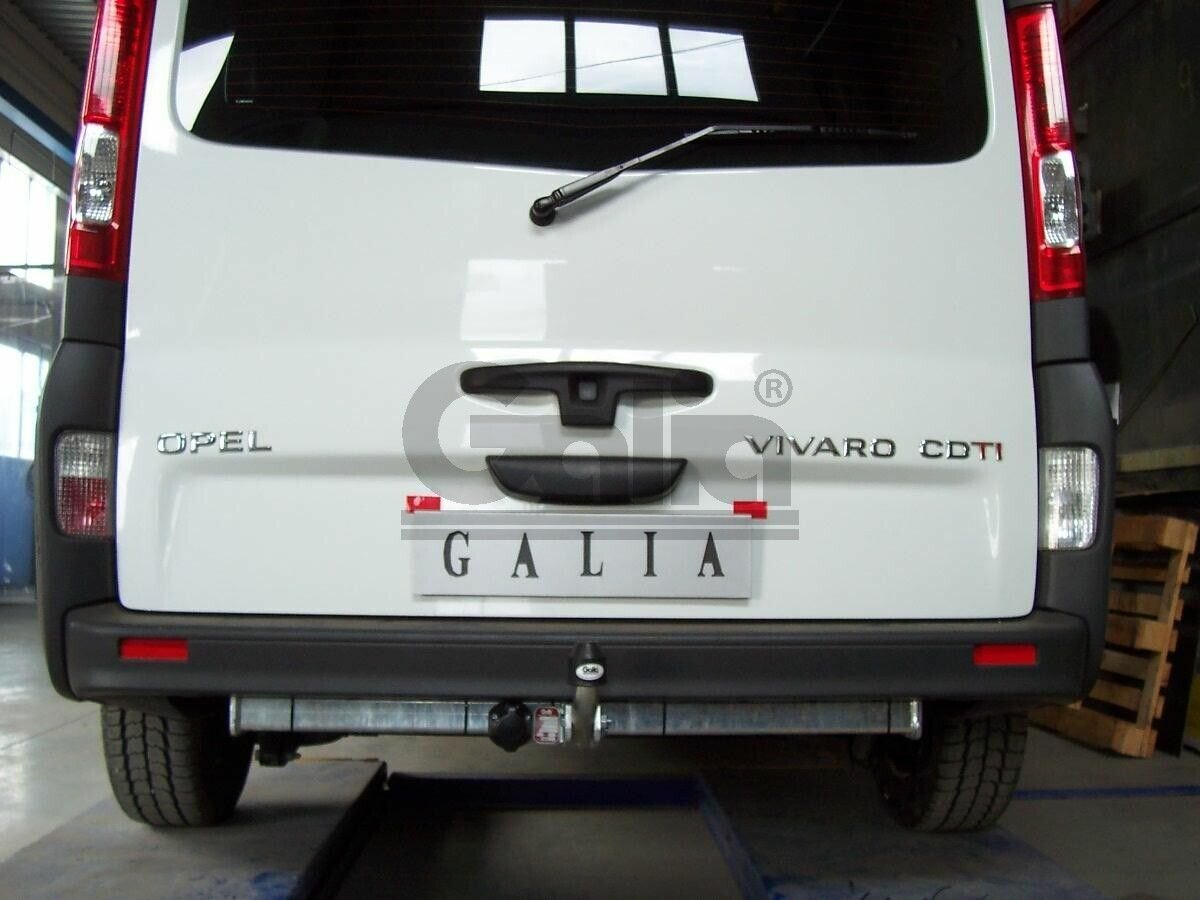 Оцинкованный фаркоп на Nissan Primastar 2002-2014, Opel Vivaro 2002-2014, Renault Trafic 2002-2014 (без электрики), Galia N048C