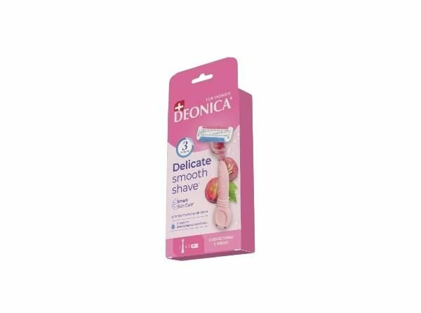 Бритвенный станок Deonica 3 FOR WOMEN со сменной кассетой