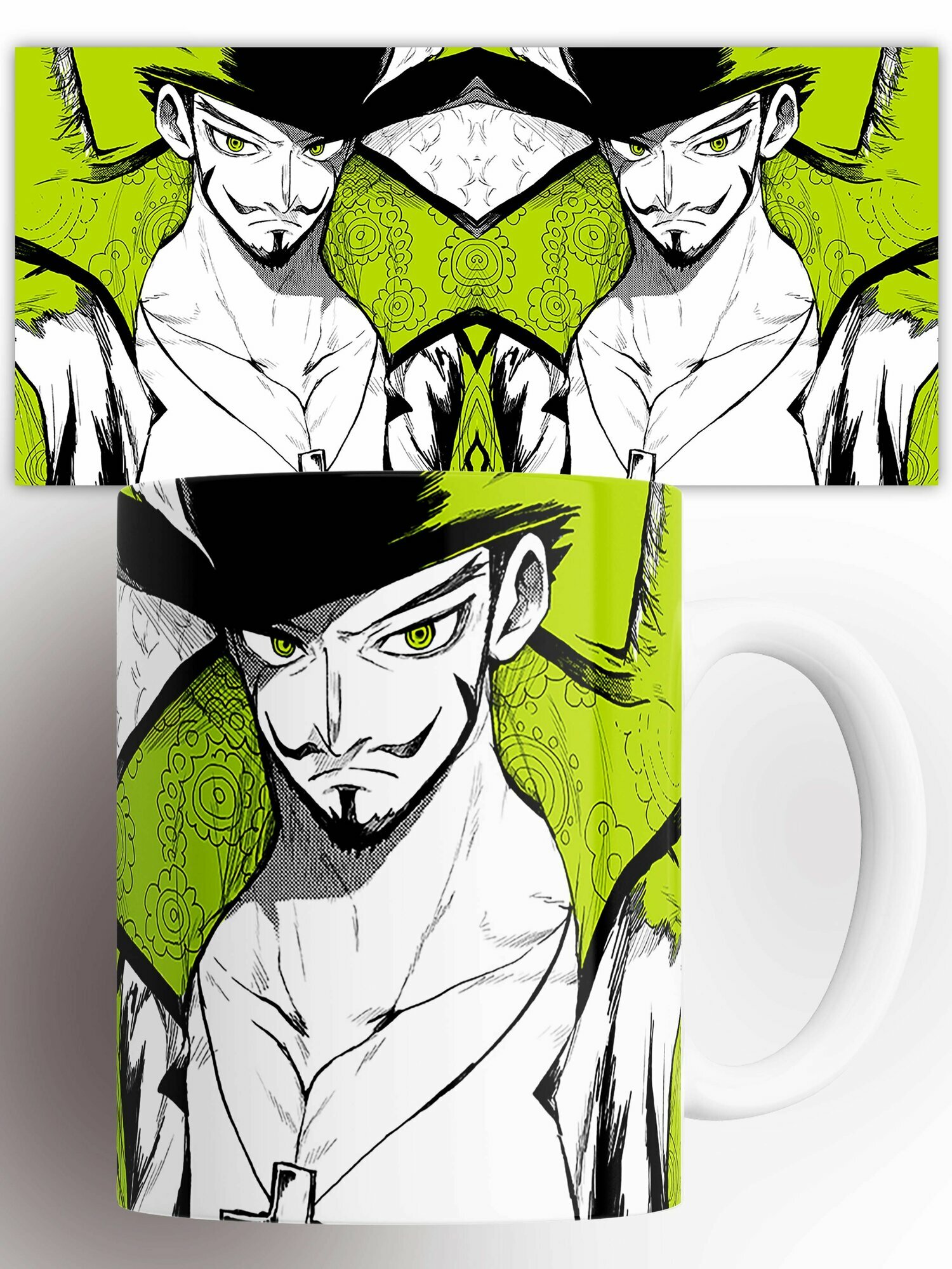 Кружка ВАН ПИС Аниме с принтом 330 мл