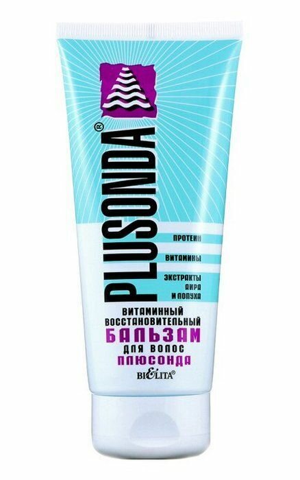 Бальзам для волос BIELITA "Plusonda", восстанавливающий, 200 мл