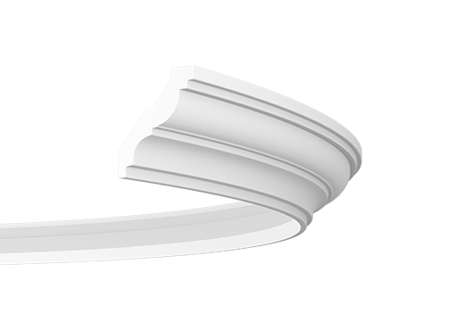 Карниз Гибкий Европласт Лепнина 1.50.288 Д2000хШ53хВ58 мм.