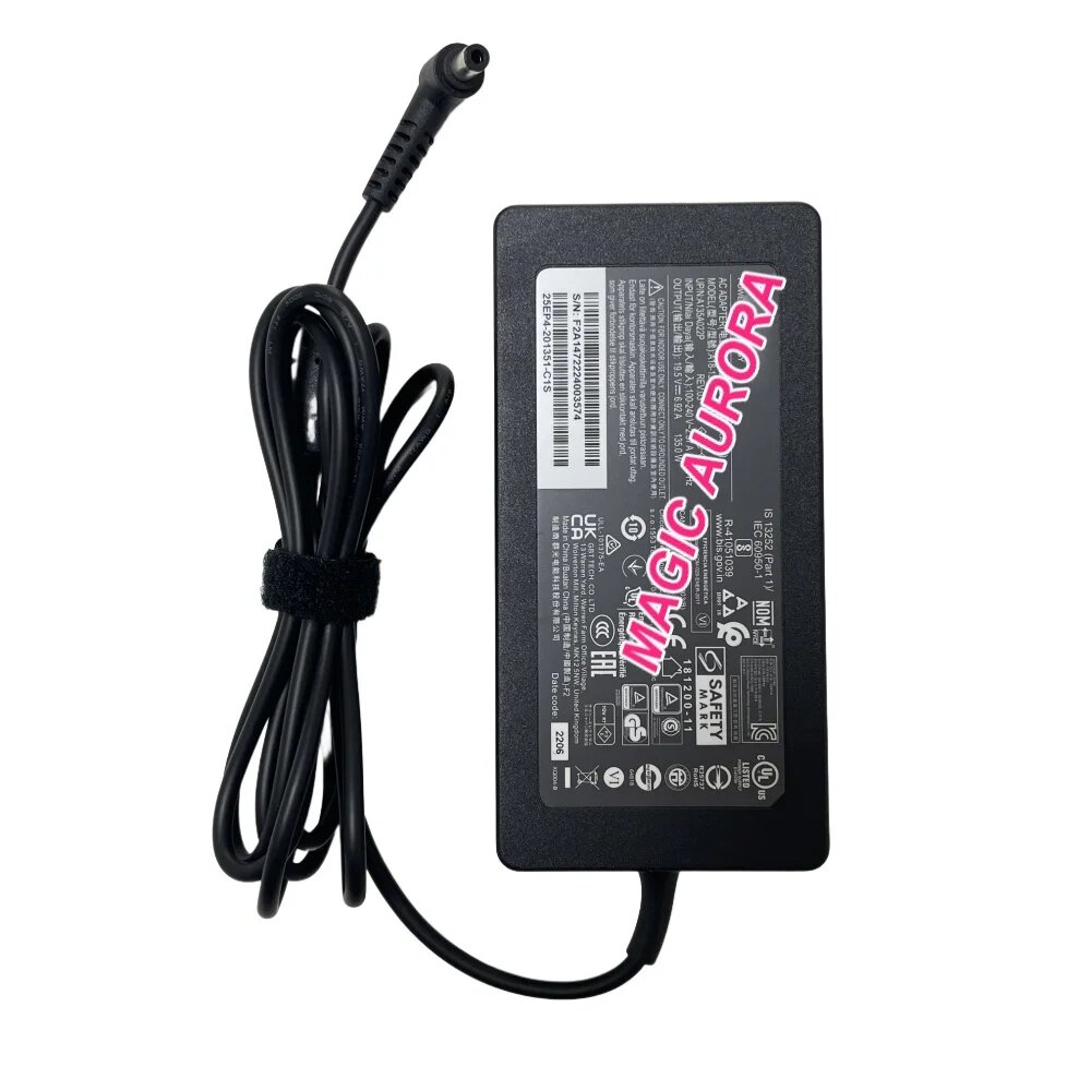 Оригинальный адаптер питания Chicony A18-135P1A 19,5 В 6,92 А для MSI GL62M GF62 8RC-030UK Adapter Only