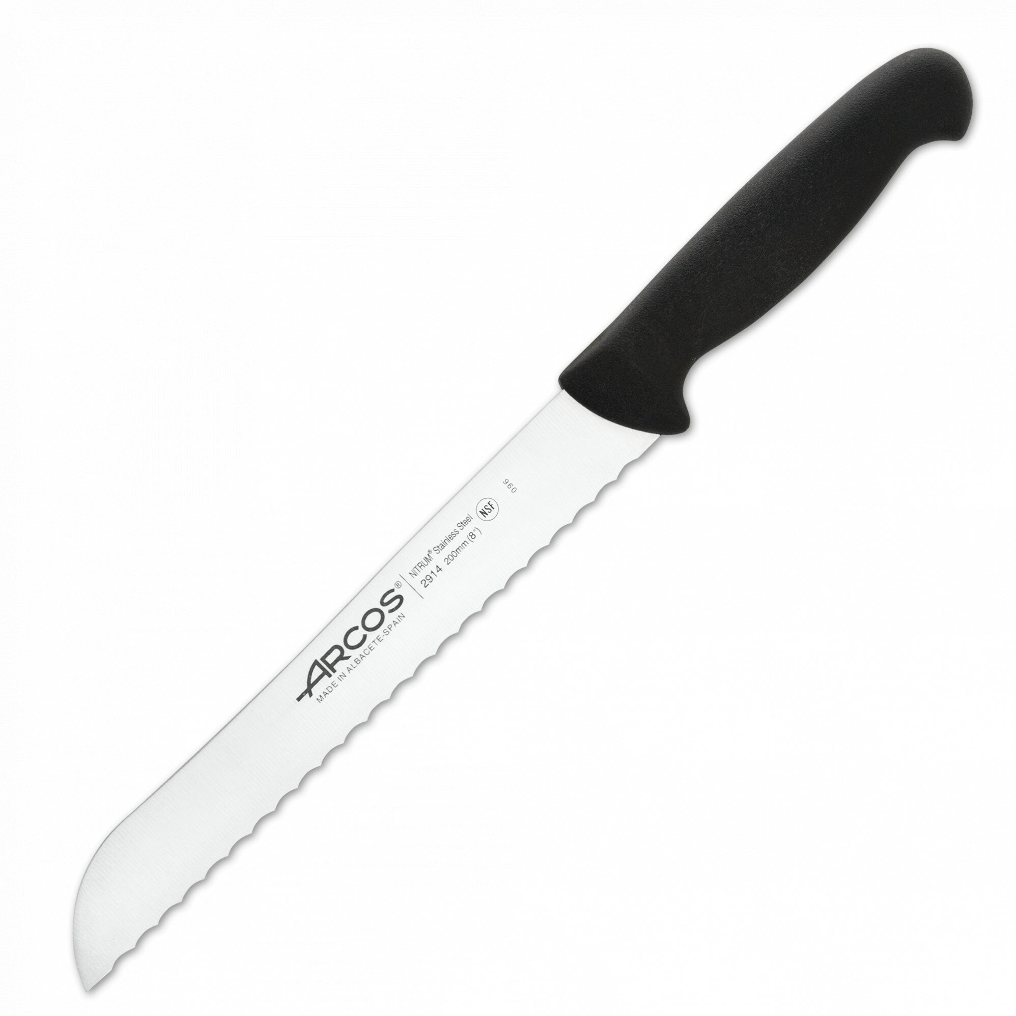 Нож ARCOS 291425, для хлеба, нержавеющая сталь NITRUM, 20 см