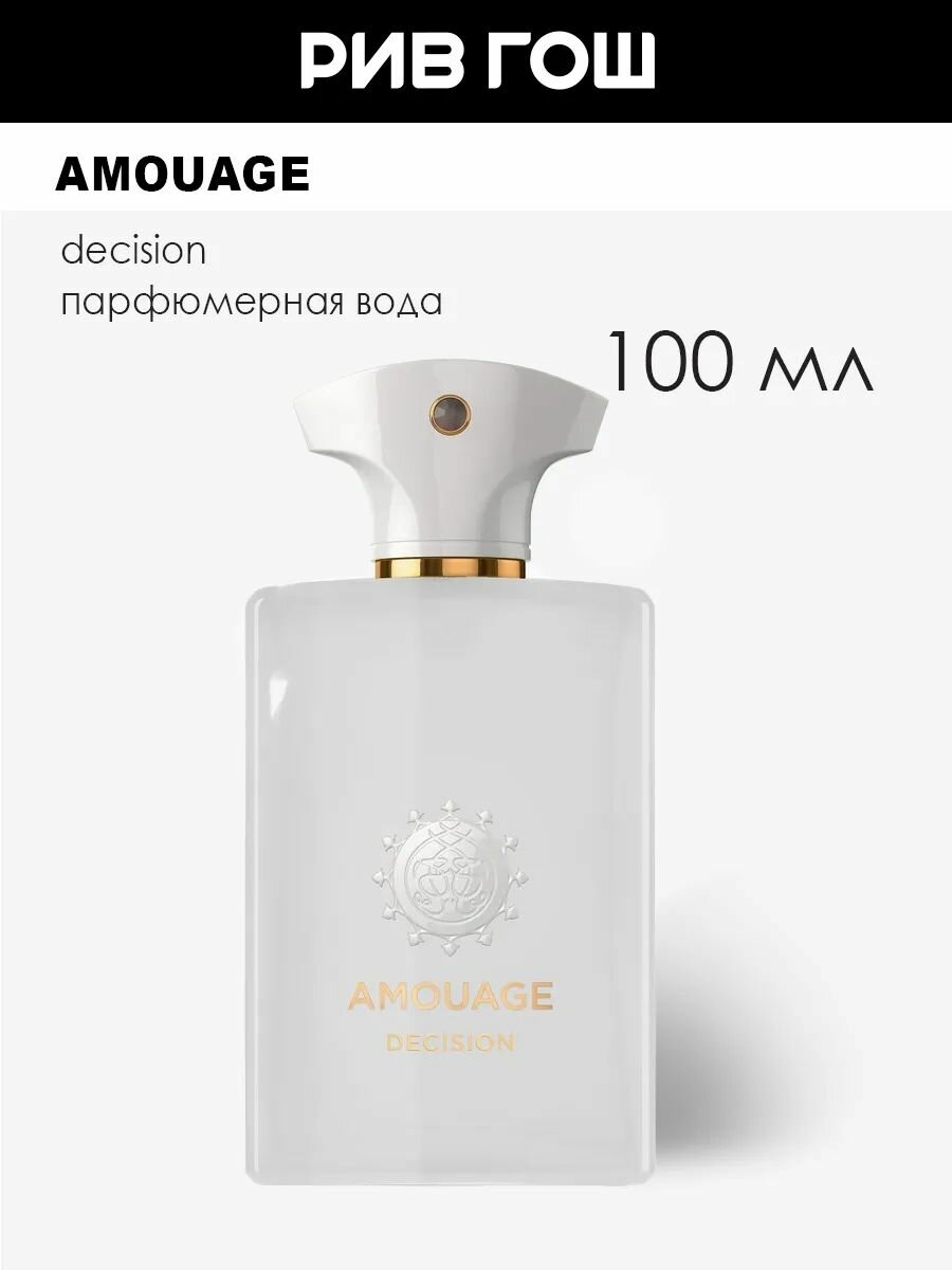 AMOUAGE Decision Парфюмерная вода муж, 100 мл