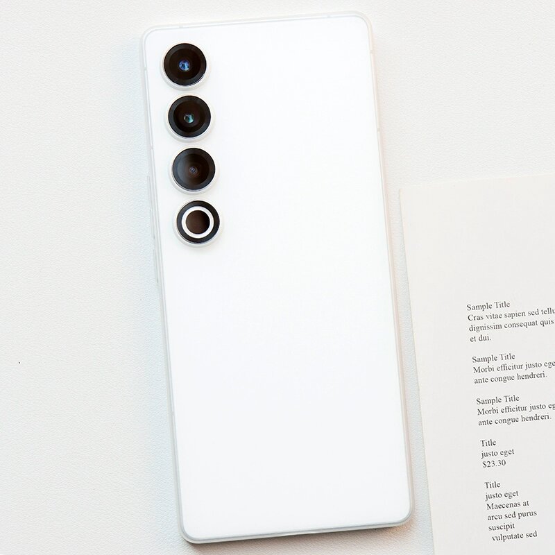 Тонкий матовый чехол из ПП для Meizu 21, прозрачный, с точными вырезами для камеры, полная защита