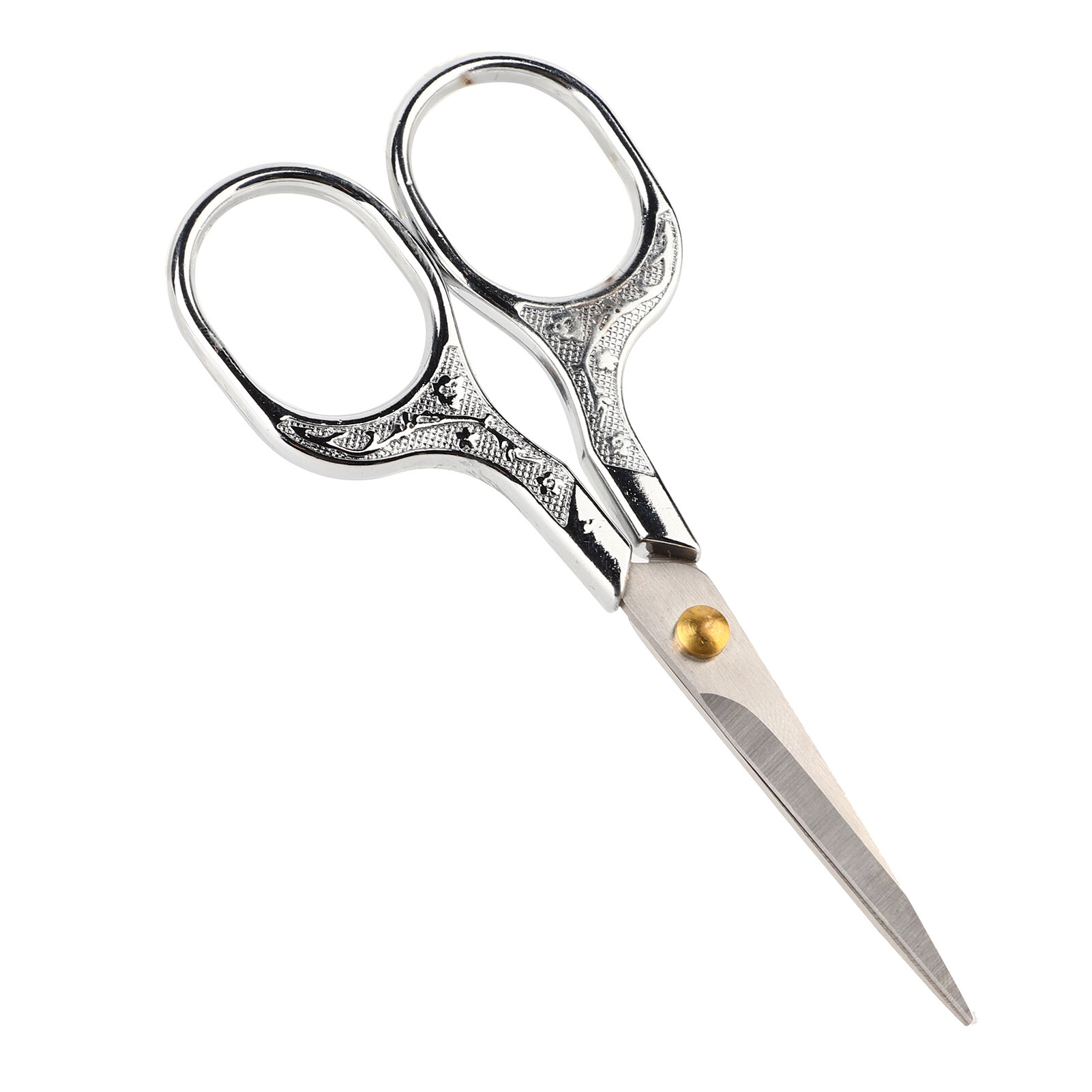 Retro Scissor Vintage Sewing Scissors for Embroidery Craft Needle Work Art WorkSilver