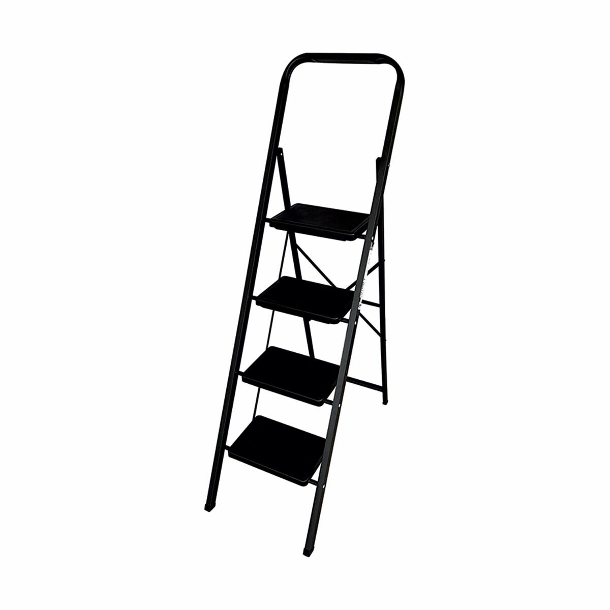 Стремянка Алюмет стальная, 4 широкие ступени, нагрузка 150 кг
