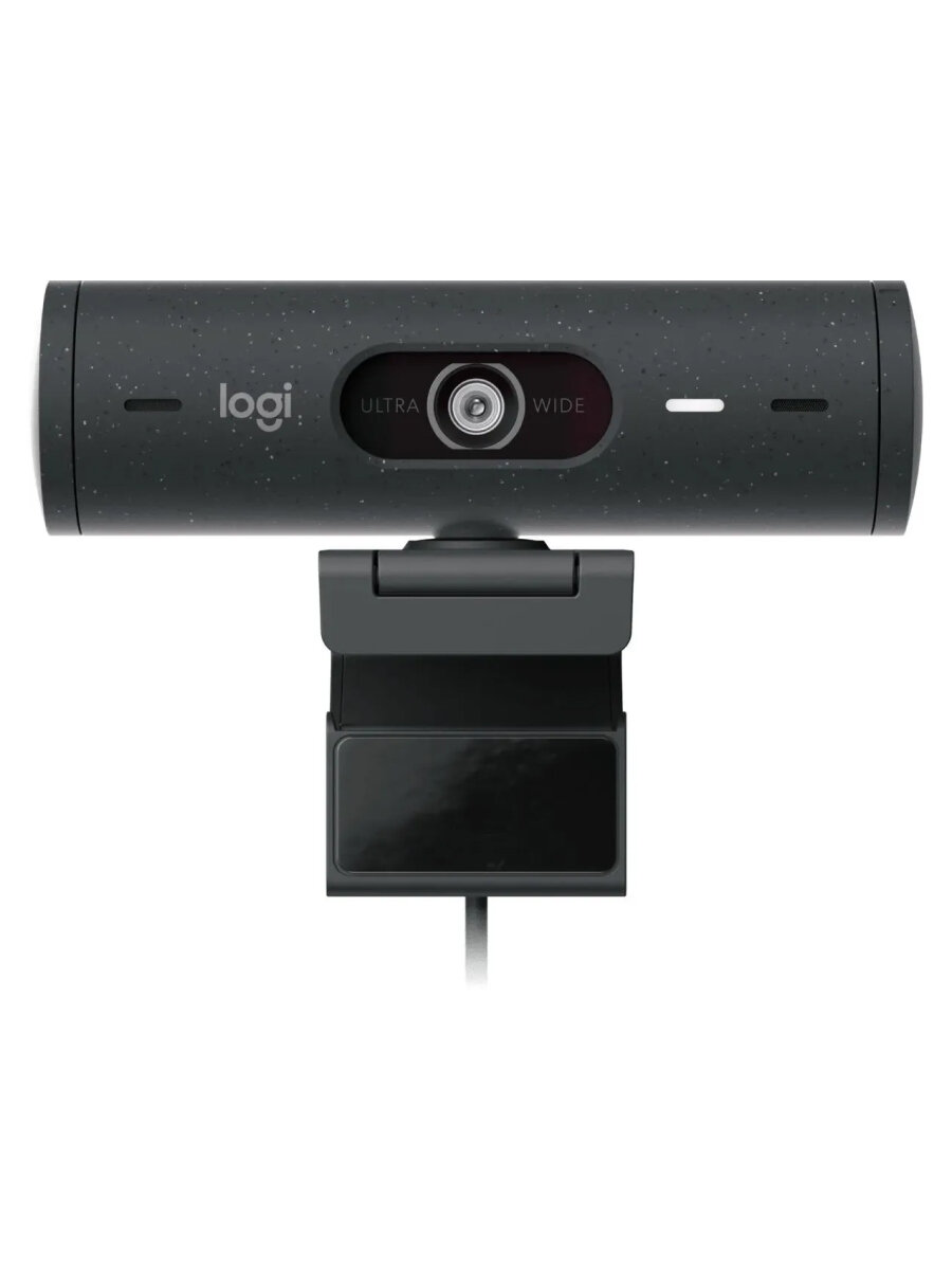 Камера-Web LOGITECH HD Webcam Brio 500 black (USB, 4Mp, 1920x1080) (960-001424)