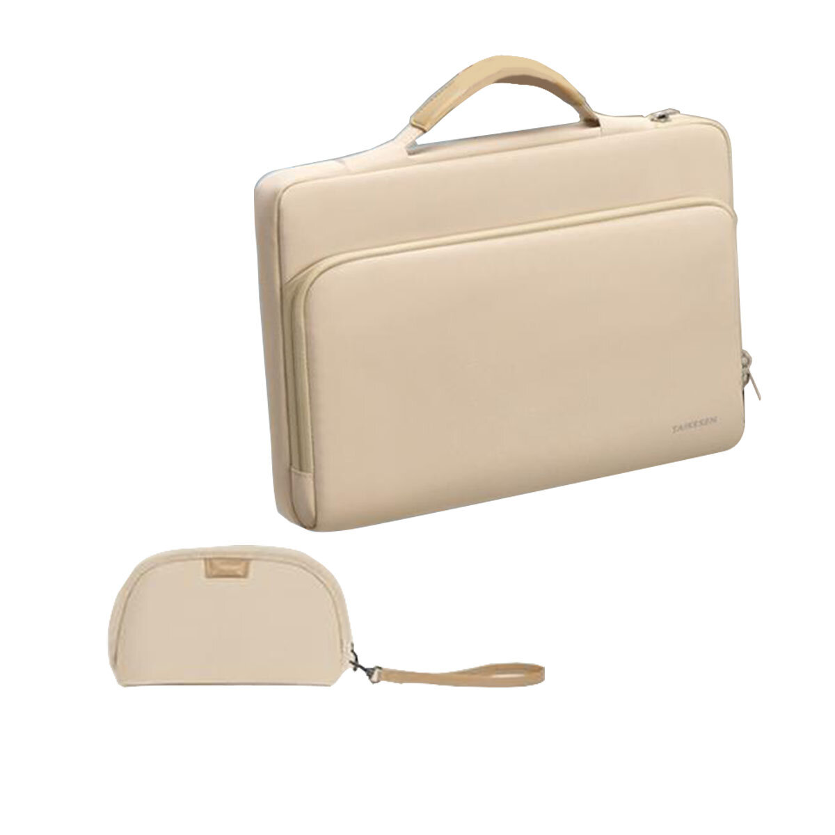 Сумка для ноутбука Techson Oxford, khaki, совместима с Huawei, Lenovo Xiaoxin 14, 15,6 и Apple 13 дю