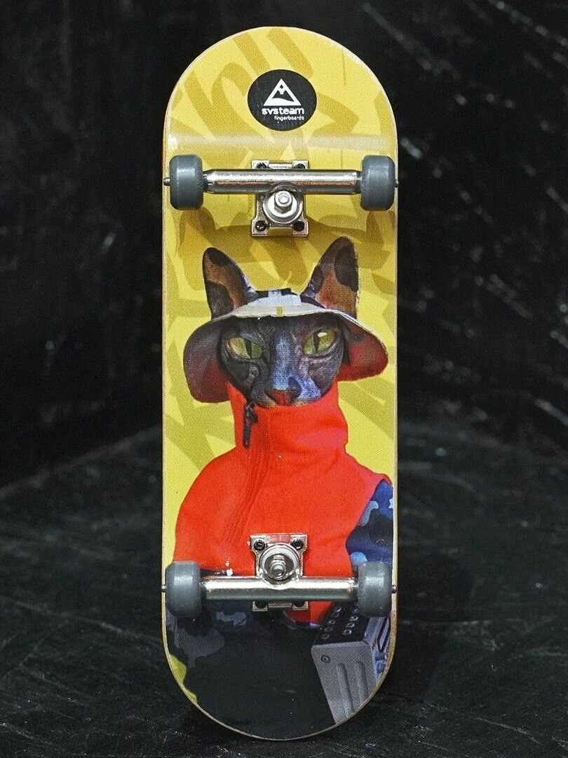 Фингерборд Systeam x Monster Underground - Street Cat (Pro) AM 32 x 99 мм medium concave