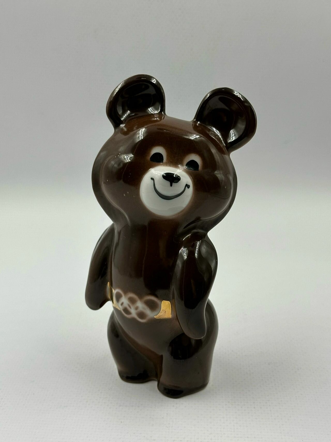 Статуэтка Олимпийский Мишка Рижский ФЗ СССР Клеймо! Высота 14 см Редкий!