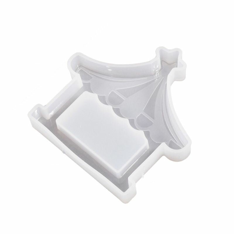 (1 шт.) Молд для эпоксидной смолы с эффектом песчаных часов - домик из конфет 3444