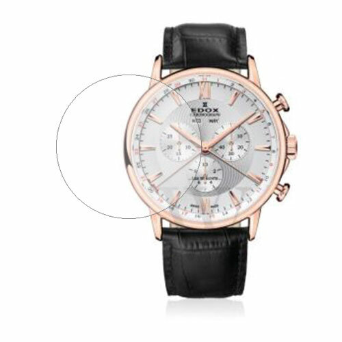 Скрин Мобайл защитный экран для часов Edox EX10501-37R-AIR из гидрогелевая плёнка прозрачная