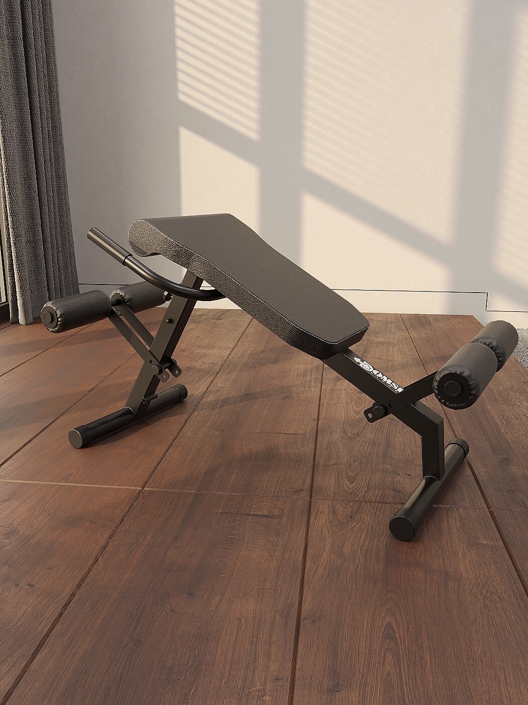 Скамья 2в1 для пресса и гиперэкстензии Domsen Ds30