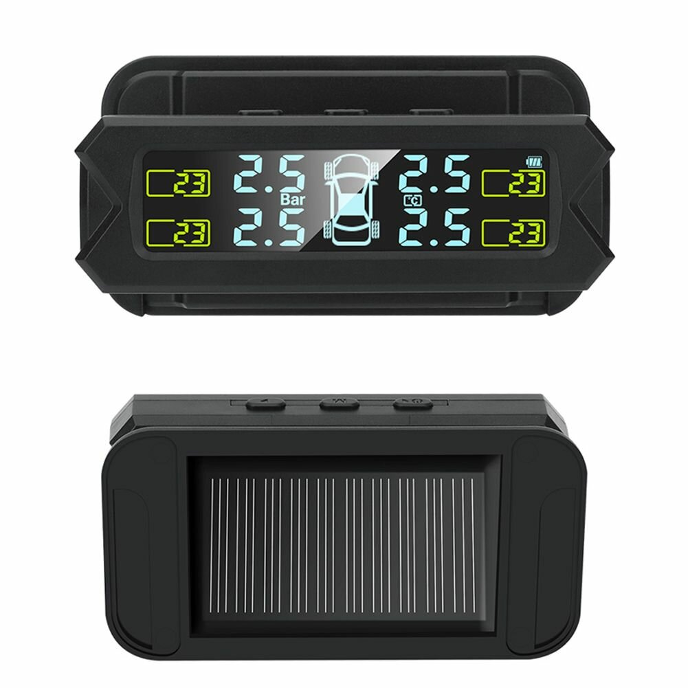 Солнечный TPMS-монитор давления в шинах, точная система контроля