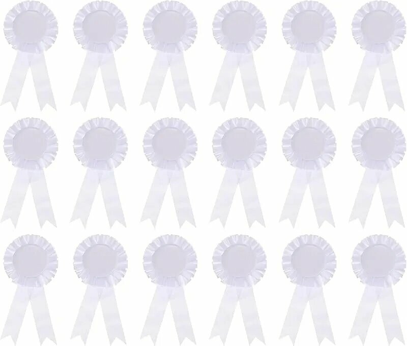 PATIKIL Пустая награда, 18 шт. розеток, лента для почетной награды для DIY, вечеринки, свадьбы, соревнования, спорта, черная