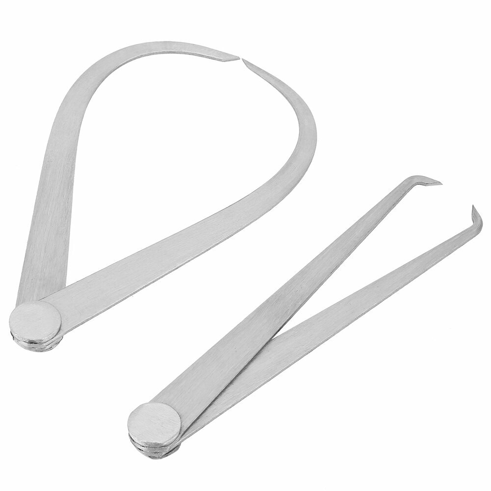 Набор из 2-х 6-дюймовых измерительных инструментов для измерения наружных и внутренних угловых соединений из нержавеющей стали