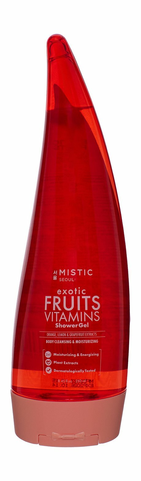 Mistic Exotic Fruits Vitamins Shower Gel Бодрящий гель для душа с экстрактами апельсина, лимона и грейпфрута 250мл