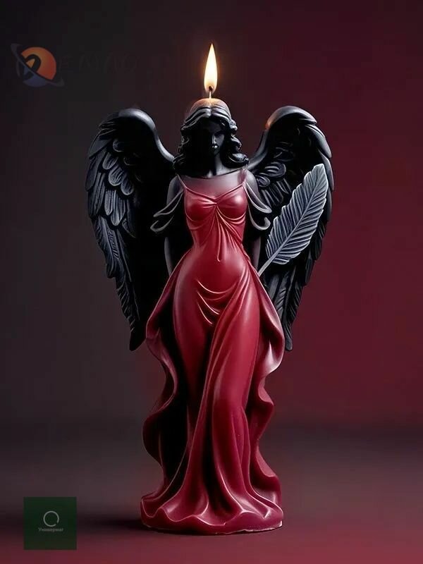 Форма для изготовления свечей "Ангел" - силиконовая, гибкая, для DIY