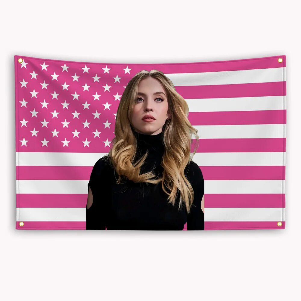 Американский флаг Sydney Sweeney 90x150cm(35x59in), 411JDQ0063