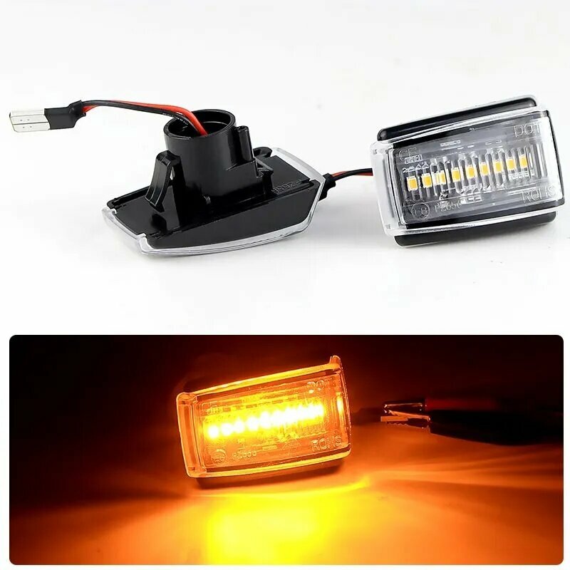 CARSEEDA Фары автомобильные, Указатель поворота, 2 шт, арт. 2 Шт Прозрачный корпус без динамического бокового указателя поворота, для Volvo V40 V70 S40 850 240 740 C70 940 S70 S90 960 OEM#9190169 91336092P