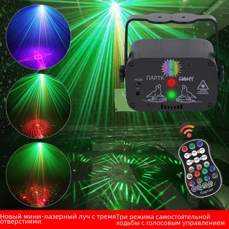 Amazon R60 мини-лазерный свет ktv атмосферный свет сценический свет уличный красочный свет стробоскоп светодиодный