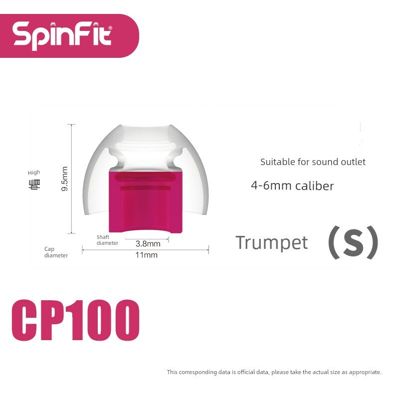 Силиконовые вкладыши SpinFit для наушников AirPods, беспроводные, CP360/100+145/800/W1, круглые, с улучшенным звуком