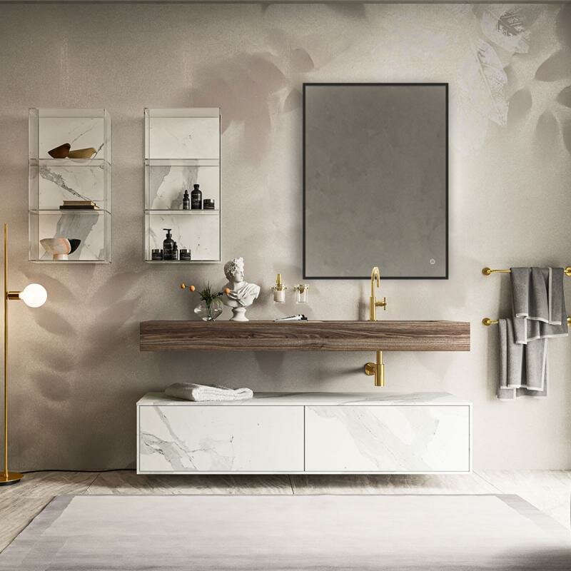 Vincea Зеркало LED VLM-3VN600B 600х800 c сенсорным выключателем и диммером Vincea