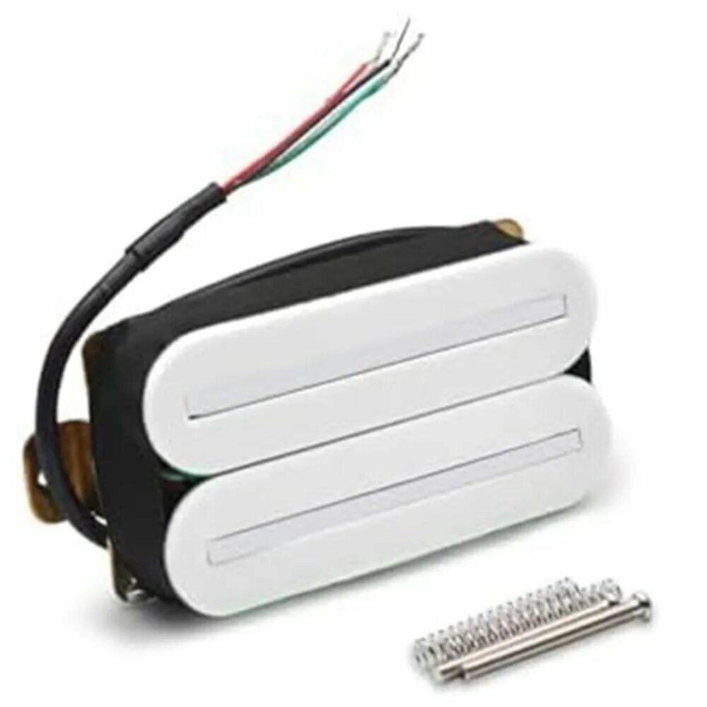 Высокий выходной грифовый звукосниматель Dual Hot Rail Humbucker Pickups White