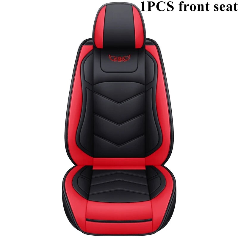 Роскошные автомобильные чехлы на сиденья для Mercedes Benz W204 W211 W205 W203 W212 T202 W124 W140 W163 W164 W166 W201 W202 W210 W221 W245 ML300 1PCS front red