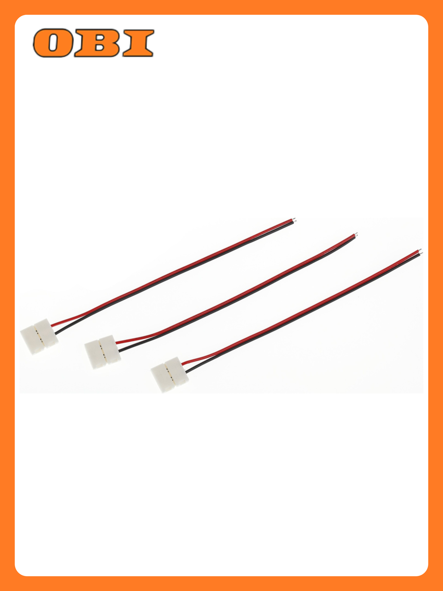 Коннектор ЭРА C0043988, для светодиодной ленты, белый, пластик, 100мм