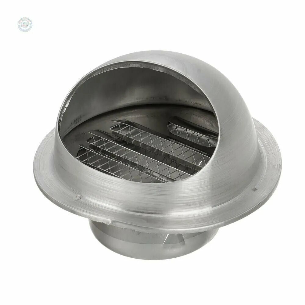 Вытяжной вентилятор с круглой нержавеющей крышкой, 5 диаметров штуцера 70-150 мм, универсальный вытяжной клапан для кухни и ванной, защита от запахов и влаги