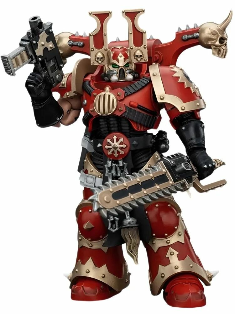 Подвижная фигурка Warhammer 40K World Eaters Khorne Berzerker 5 коллекция игрушек