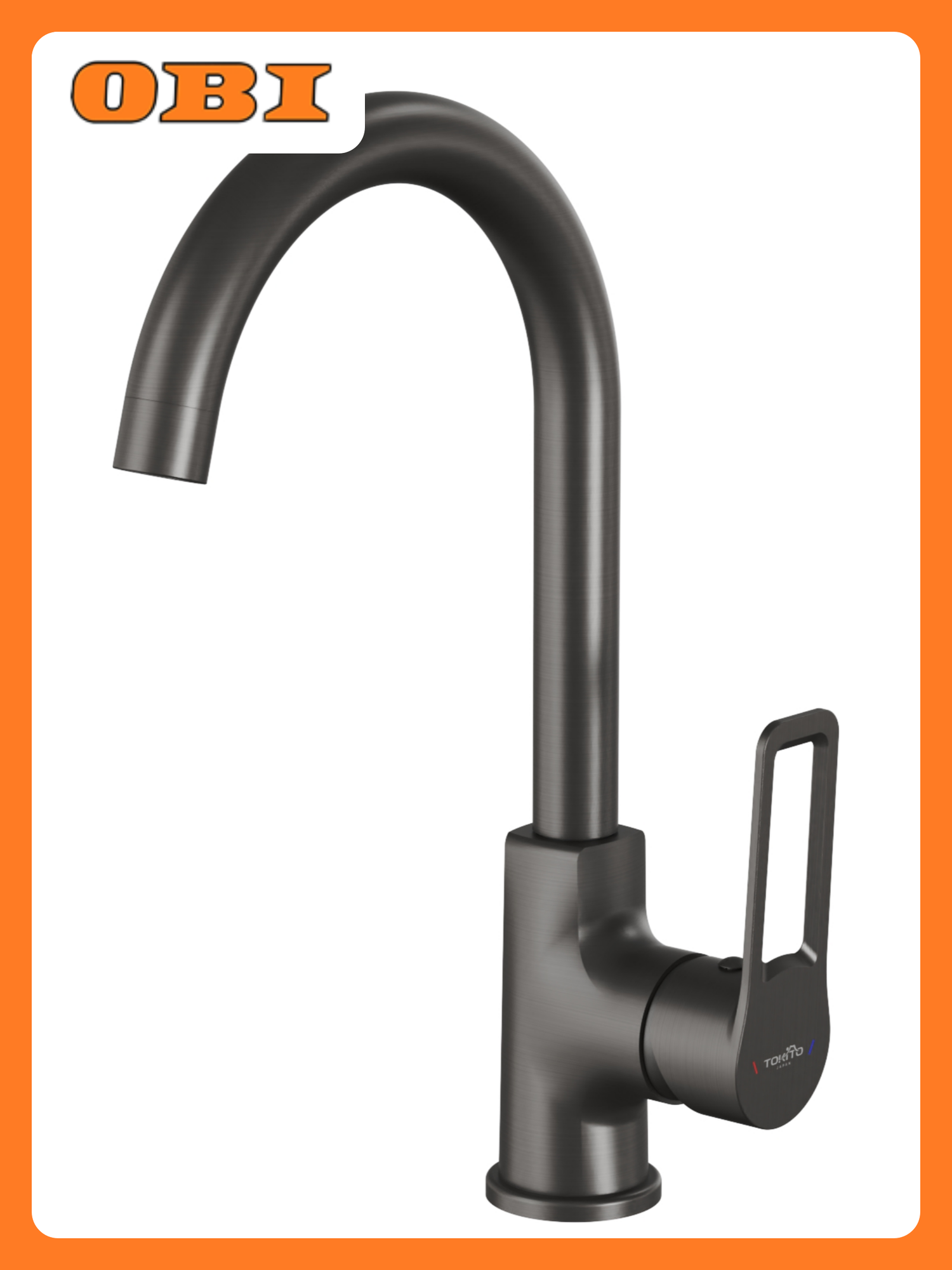 Cмеситель для кухни TOKITO TOK-KOB-1013 (Вороненая сталь), латунь